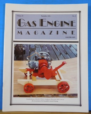 Gas Engine Magazine 1993 September 3 HP Samson | eBay