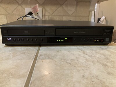 JVC HR-XVC14BU DVD/VCR (VHS) Player Combo Unit Remote Bundle MINT ...