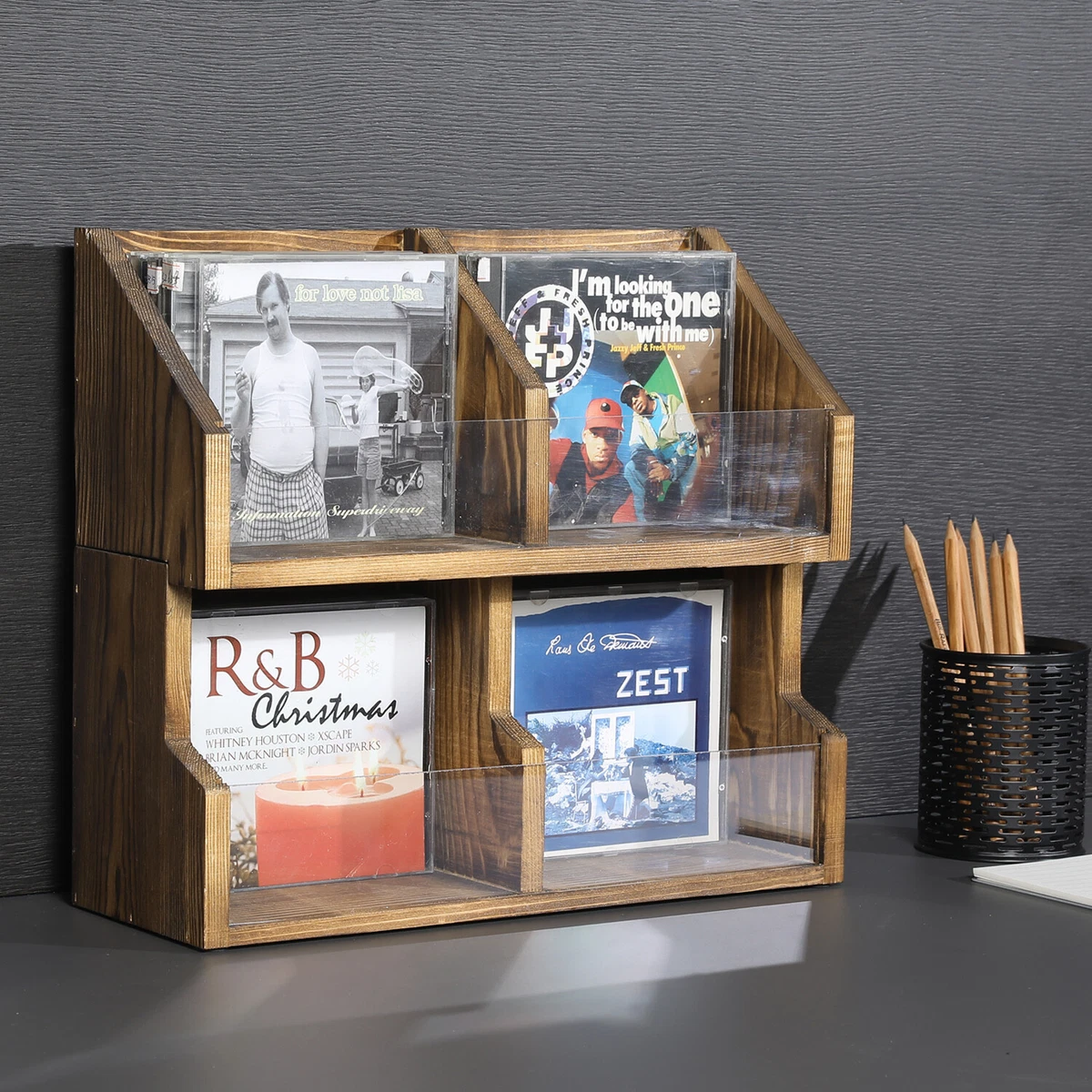 Wooden Cd Storage Racks
