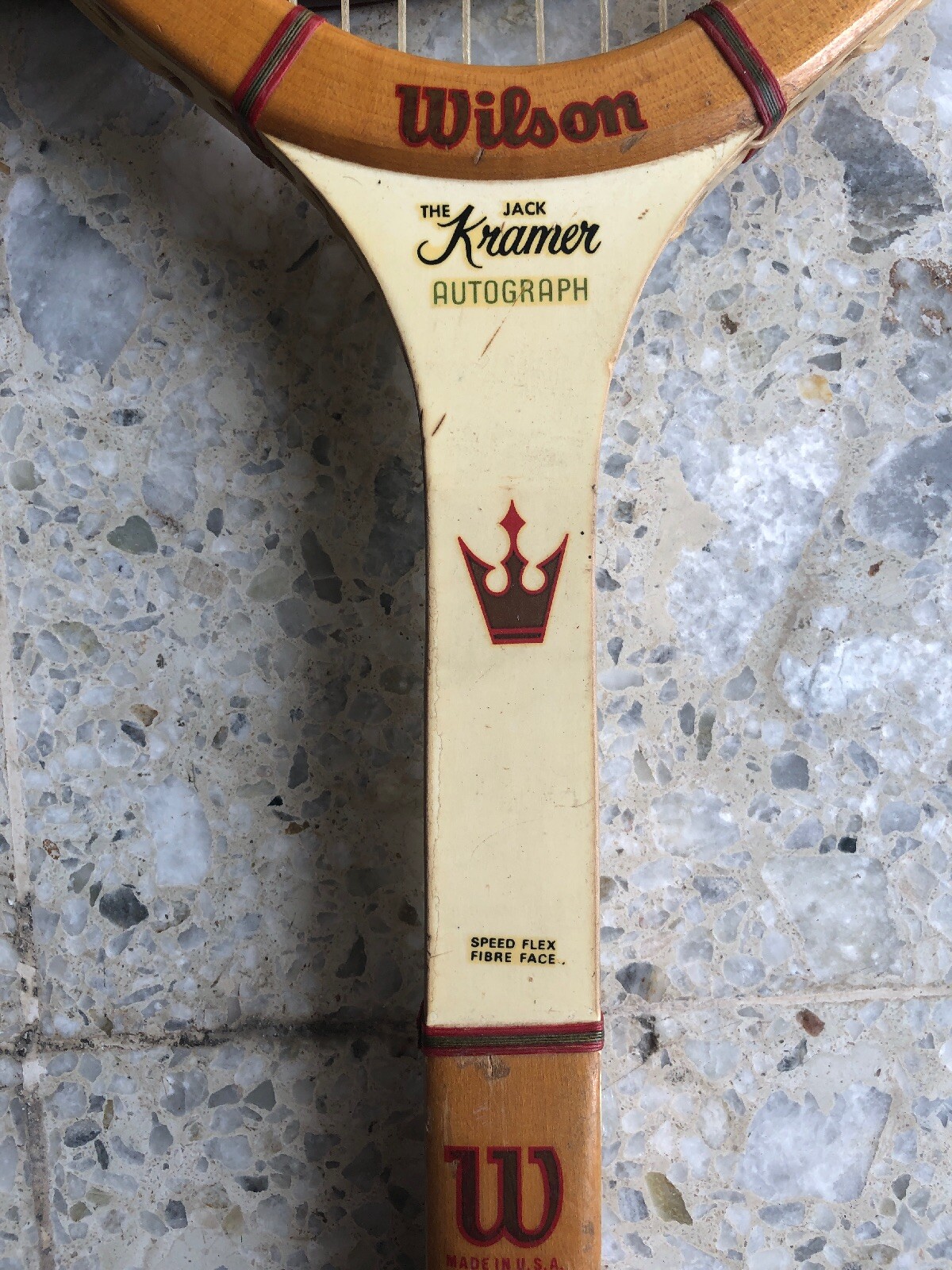 Wilson Jack Kramer Autograph Tennis Racquet | eBay