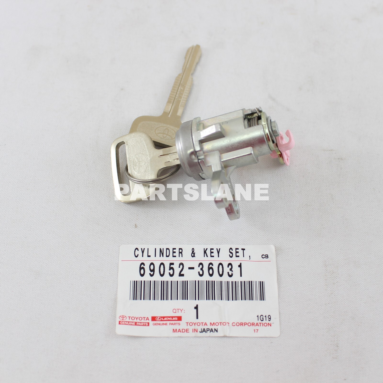 Toyota Coaster OEM Genuine Front Left Door Lock Cylinder Key 69052 ...