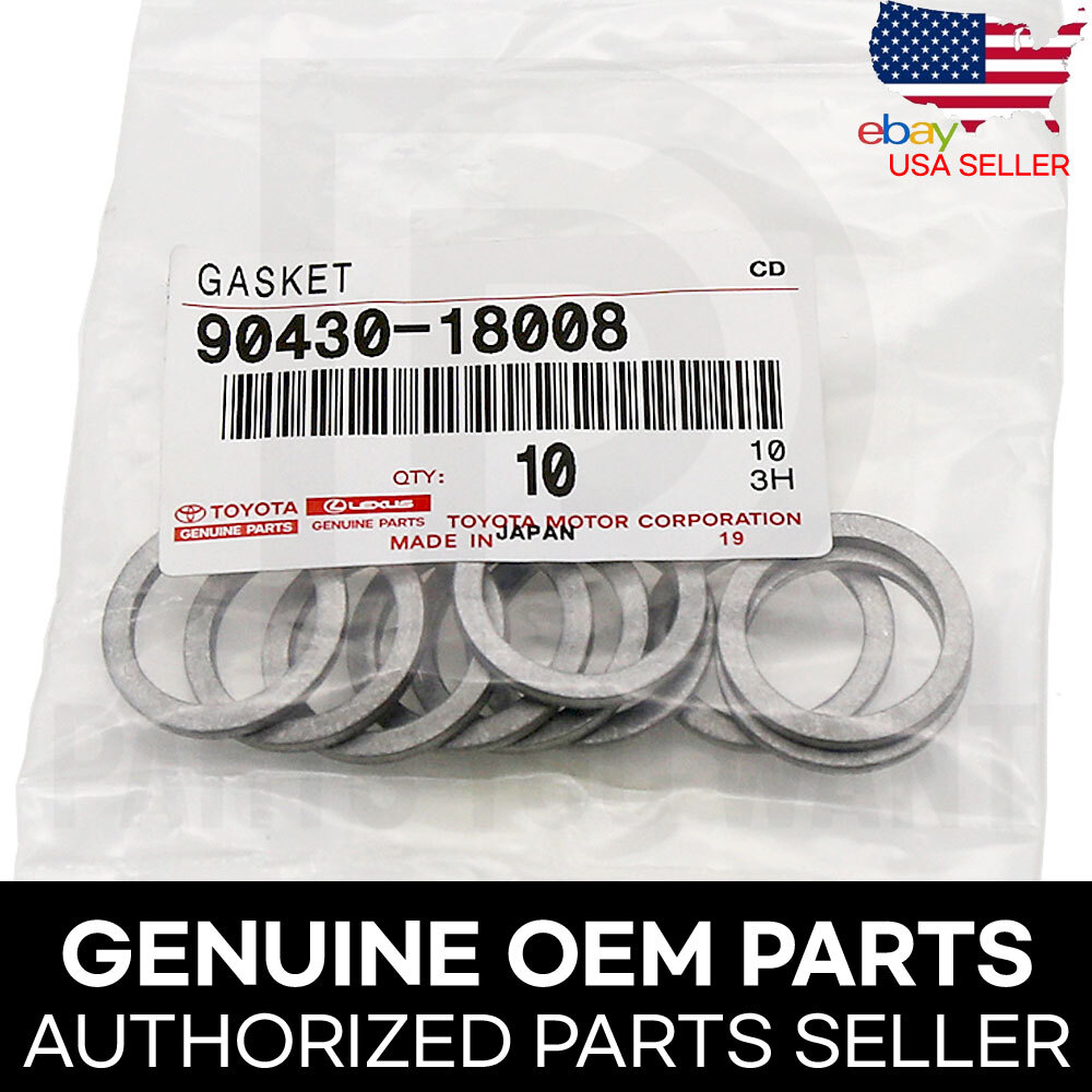 GENUINE Toyota Lexus OEM Transmission Drain Plug Gasket 90430-18008 ...