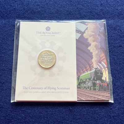 2022 FLYING SCOTSMAN £2 POUND COIN UNCIRCULATED ROYAL MINT UNOPENED ...