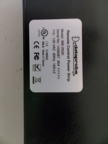 DataProbe iBoot Bar iBB-2N20 Remote Control Power Strip | eBay