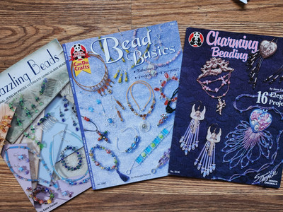 3 books: Charming Beading, Bead Basics, Bedazzling Beads more than 70 ...