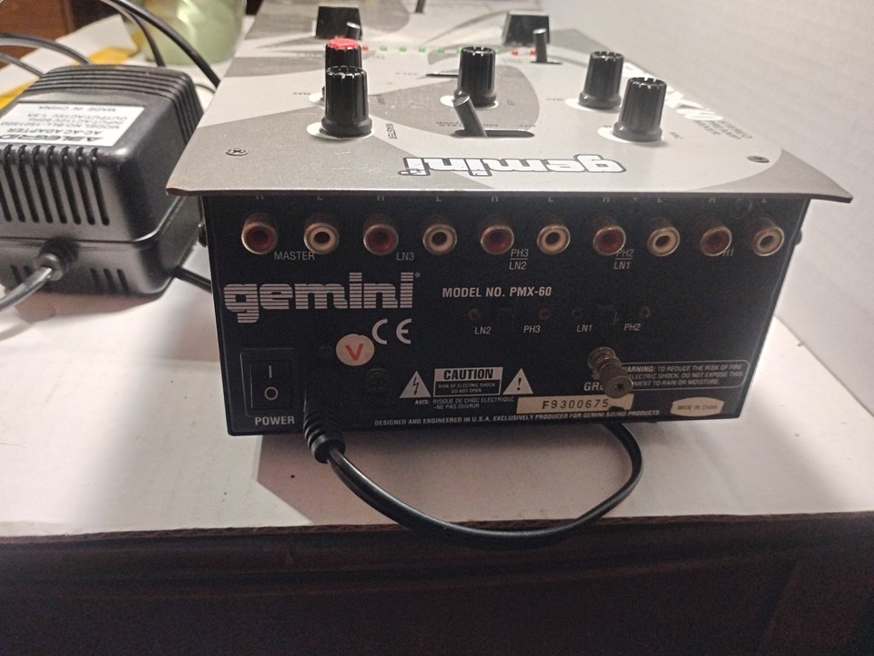 Gemini PMX 60 Stereo PreAmp Mixer W Power Adapter | eBay