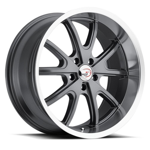 Vision Wheel 143-5765GMML6 Single Gunmetal w/ Machined Lip 143 Torque ...