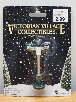 Victorian Village Collectibles 2002 Edition Church Ave & School Street ...