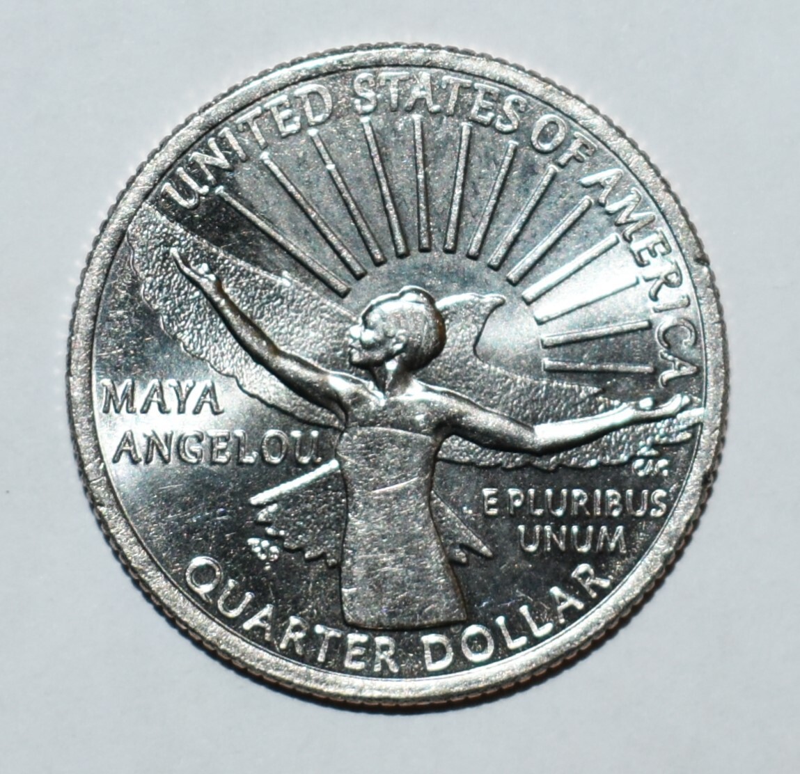 2022 D Maya Angelou Quarter Error AU Original LGF, ESD Double Die ...