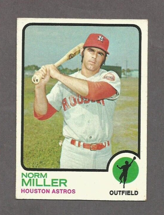 1973 TOPPS NORM MILLER HOUSTON ASTROS #637 EXMT+ HIGH NUMBER | eBay