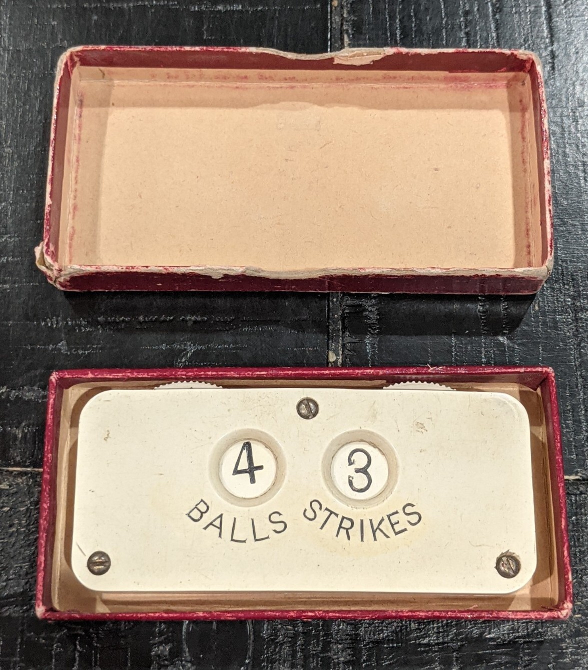 Early 1900's Baseball Scorer Keeper WITH BOX Wright & Ditson "Umpire Indicator" | eBay