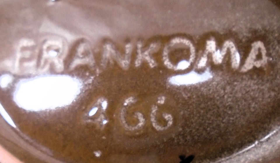 Frankoma Pottery Ashtray Trinket Dish Brown #466 | eBay