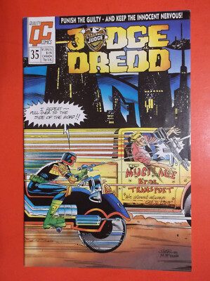 JUDGE DREDD # 35 - VF/NM 9.0 - 1989 QUALITY COMIC - JIM FERN COVER | eBay