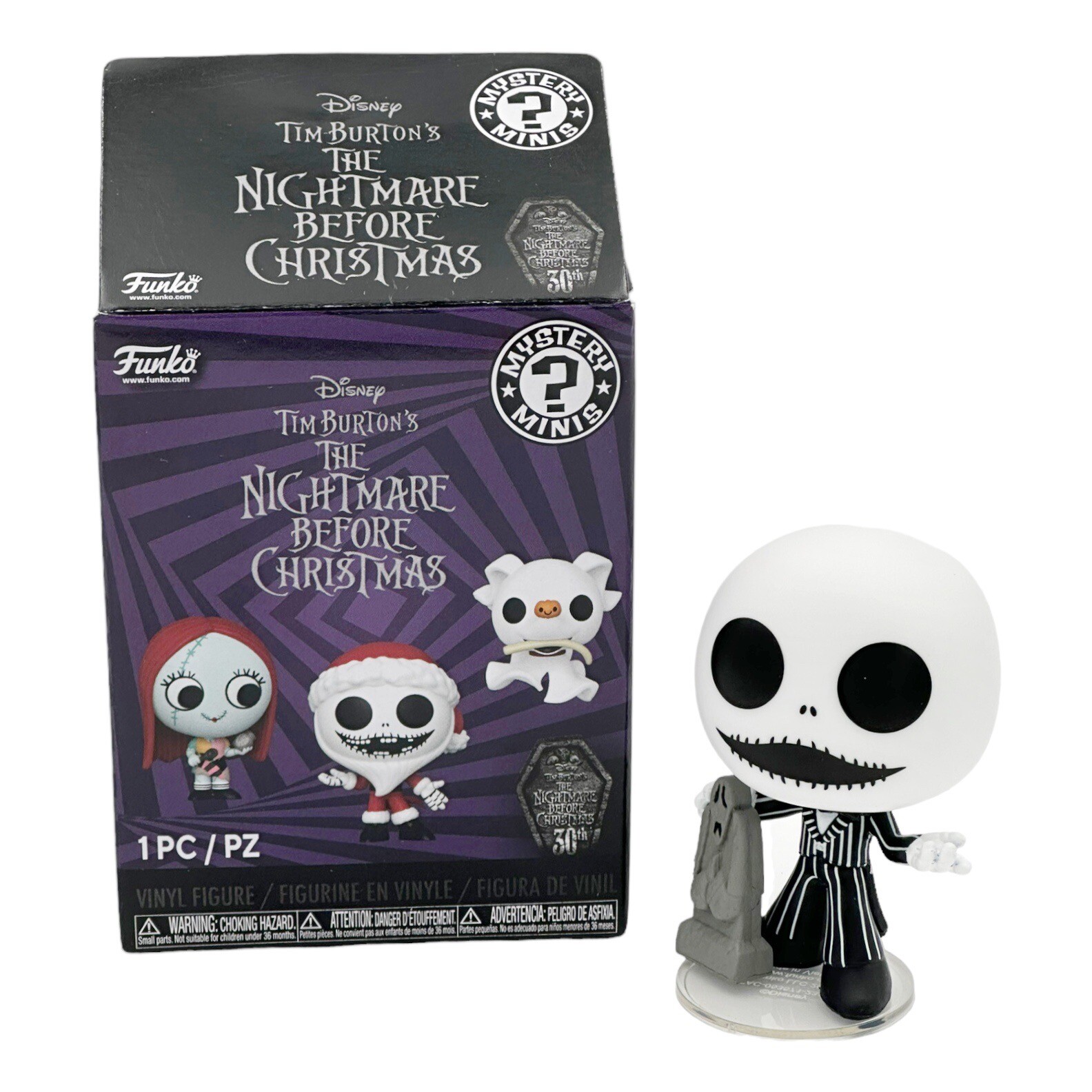 Funko Mystery Mini - Jack Skellington - Nightmare Before Christmas 30th ...