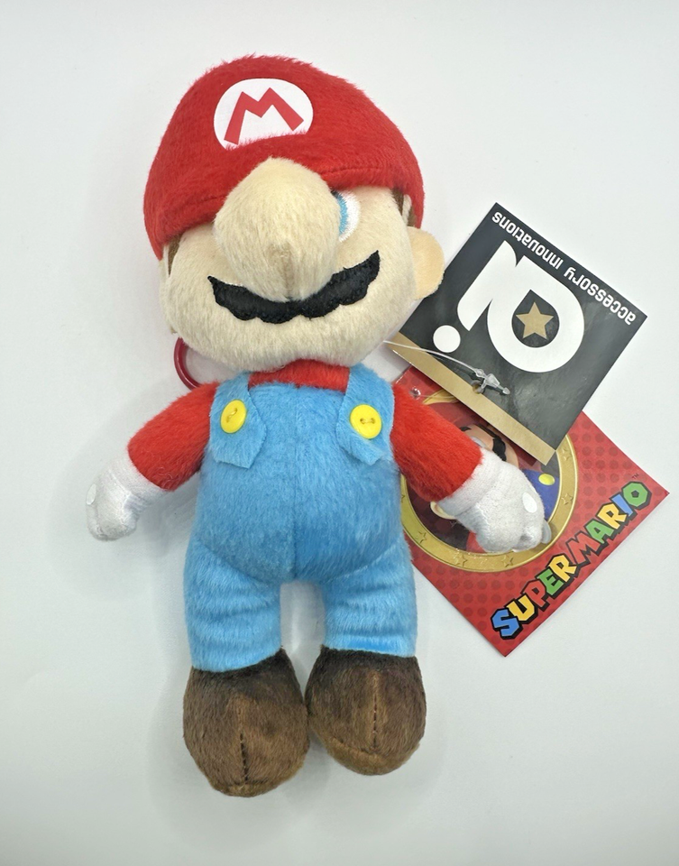 Nintendo Super Mario Bros. Mario Plush Keychain Coin Backpack Clip 2024 ...