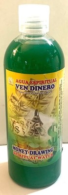 1 BOTTLE MONEY DRAWING SPIRITUAL WATER VEN DINERO AGUA ESPIRITUAL 16OZ ...