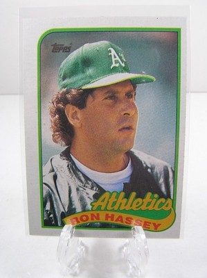 Topps 1989 Baseball Card #272 Ron Hassey Oakland Athletics | eBay