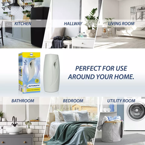 Airpure Automatic Air Freshener Spray Machine 70 Day Freshness Home ...