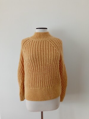 Piper, Mustered Yellow, Knitted, Acrylic/Wool, Jumper,Size XS | eBay ...