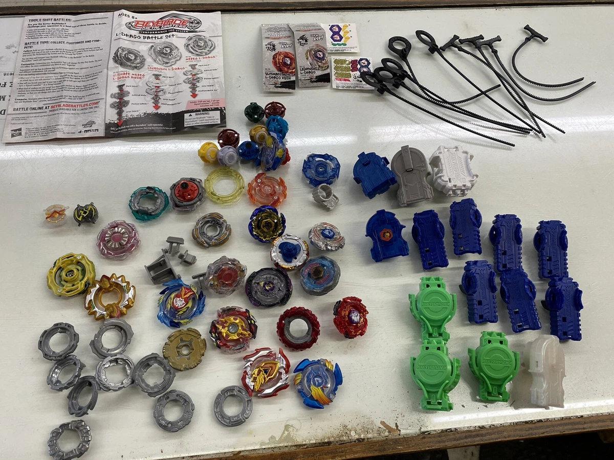 Beyblade Lot Of Burst Beyblades String Launchers Grips