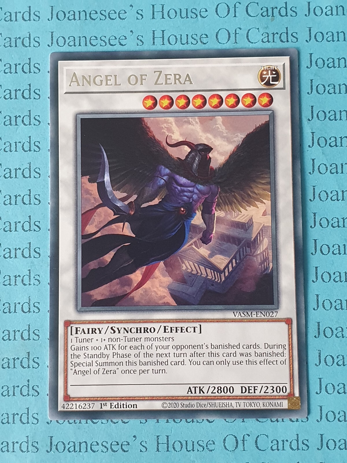 Angel of Zera VASM-EN027 Rare Yu-Gi-Oh Card 1st Edition New | eBay UK