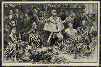 Sam Begg Wilhelm II. Kaiserpaar Staatsbesuch London Guildhall England ...