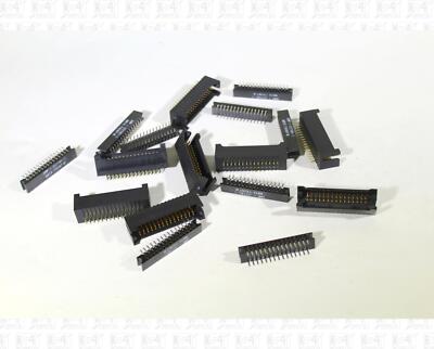 Lot Of 8 Male and 9 Female AMP 1-102484-3 30 Pin PCB Connectors | eBay