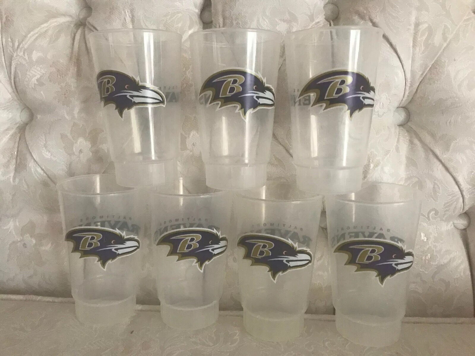 Lot Of 7 NFL Baltimore Ravens Plastic Tumblers | eBay