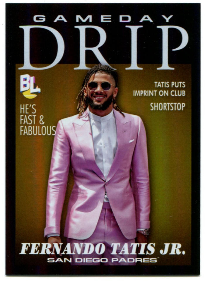 2023 Topps Big League Gameday Drip Foil Fernado Tatis Jr. SSP San Diego ...