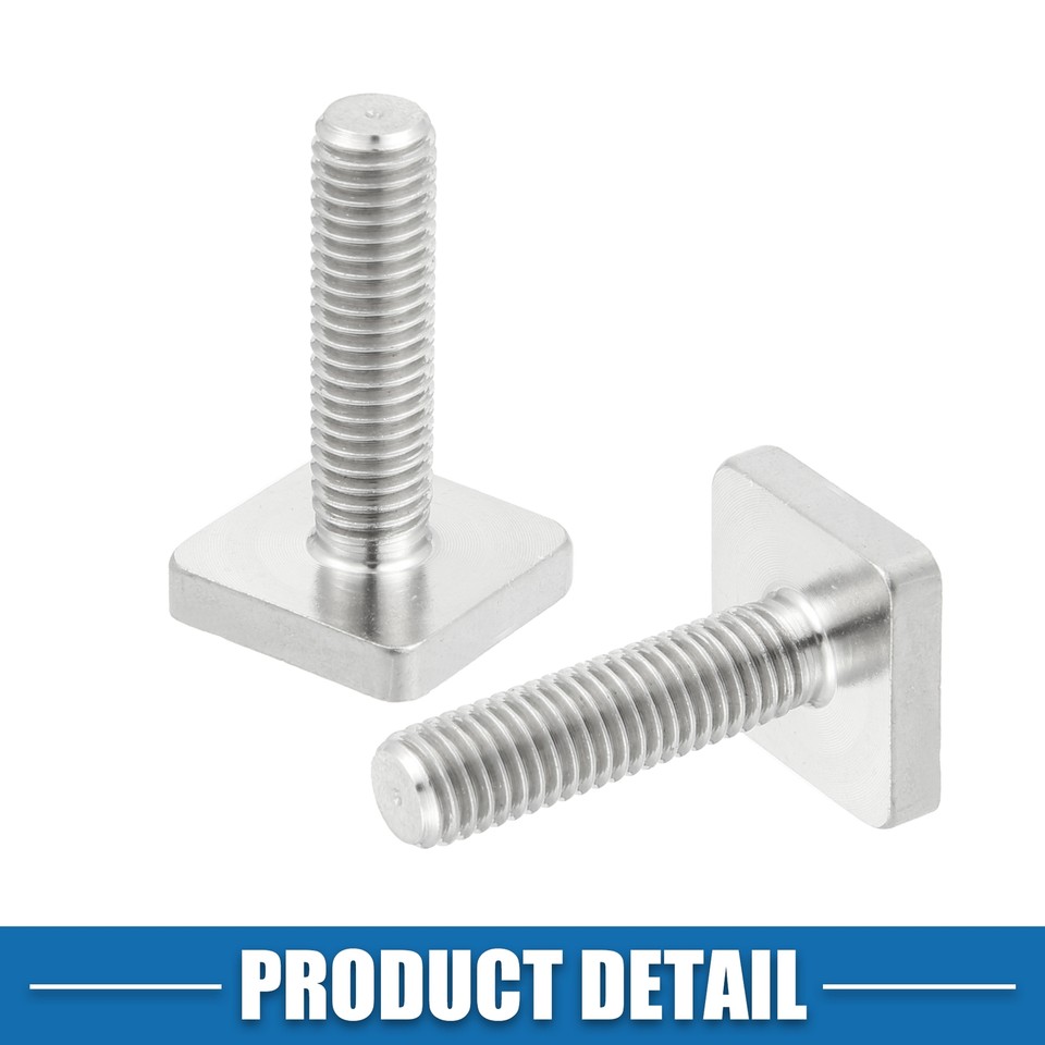 Car Roof Rack T Shaped Slot Bolt M8 W/ Nuts Washer T Shaped Universal ...