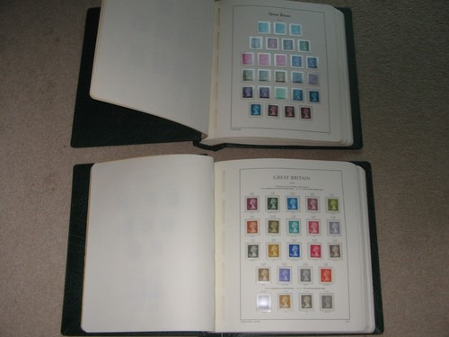 GB Mint Stamp Collection 1971 - 2000 in 2 Lighthouse Hingeless Albums ...