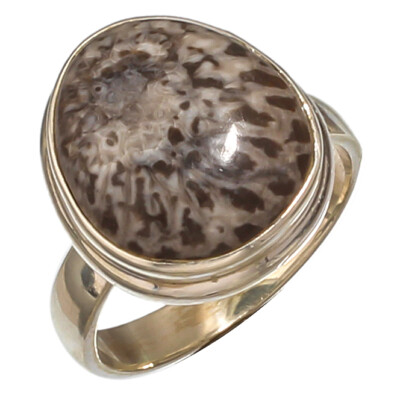 SEPTARIAN NATURAL GEMSTONE 925 STERLING SILVER HANDMADE JEWELRY RING 7 ...