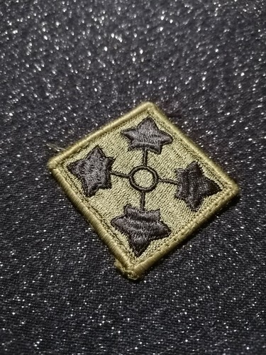 patch armee us 4TH INFANTRY DIVISION LA IVY kaki original | eBay
