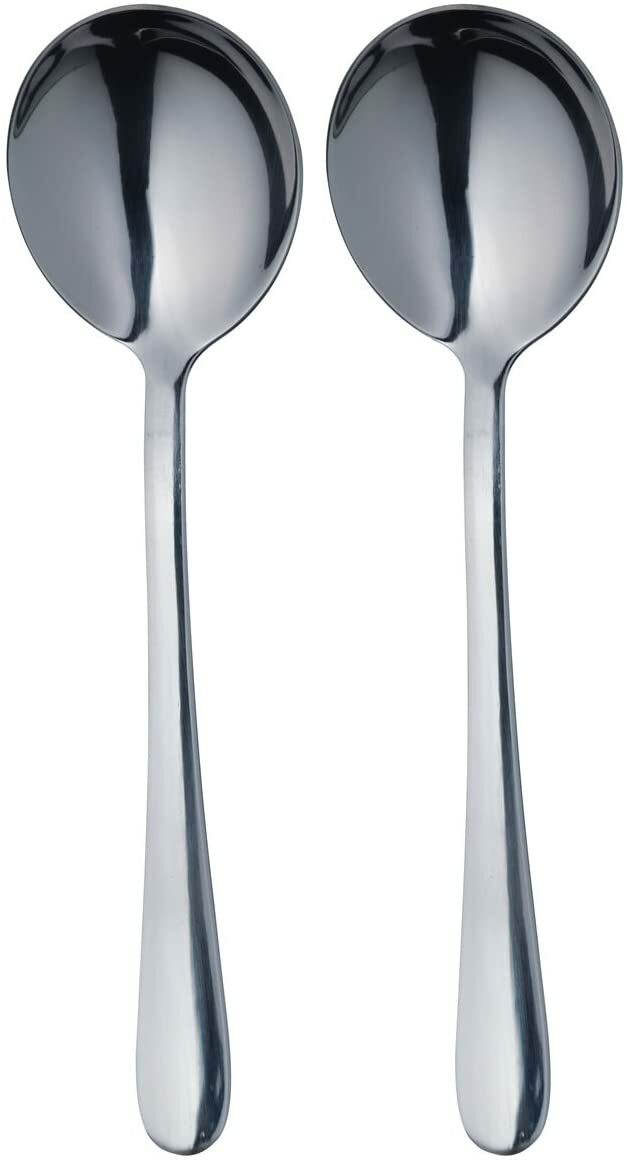 Masterclass Stainless Steel Soup Spoons Spoon PK2 MCSOUPSPN | eBay UK