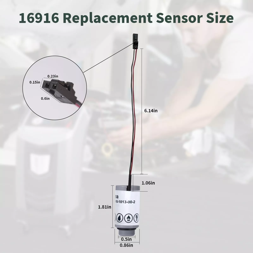 New 16916 Oxygen Sensor for Robinair R-1234yf Machine Replacement ...