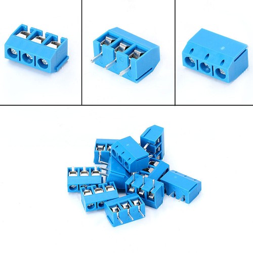 10x KF301-3P Pitch 5.0mm 3 Pin Connect Terminal Screw Connector 12A ...