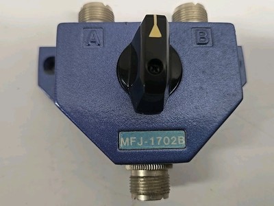 MFJ 2 Position Antenna Coax Switch MFJ-1702B Ham Radio Operators | eBay