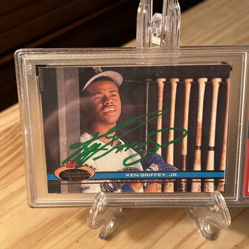 Ken Griffey Jr 1991 Topps Stadium Club Autograph Card #270 PSA/DNA ...