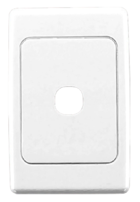 Clipsal 2000-SERIES STANDARD FLUSH PLATE 1-Gang With Surround ...