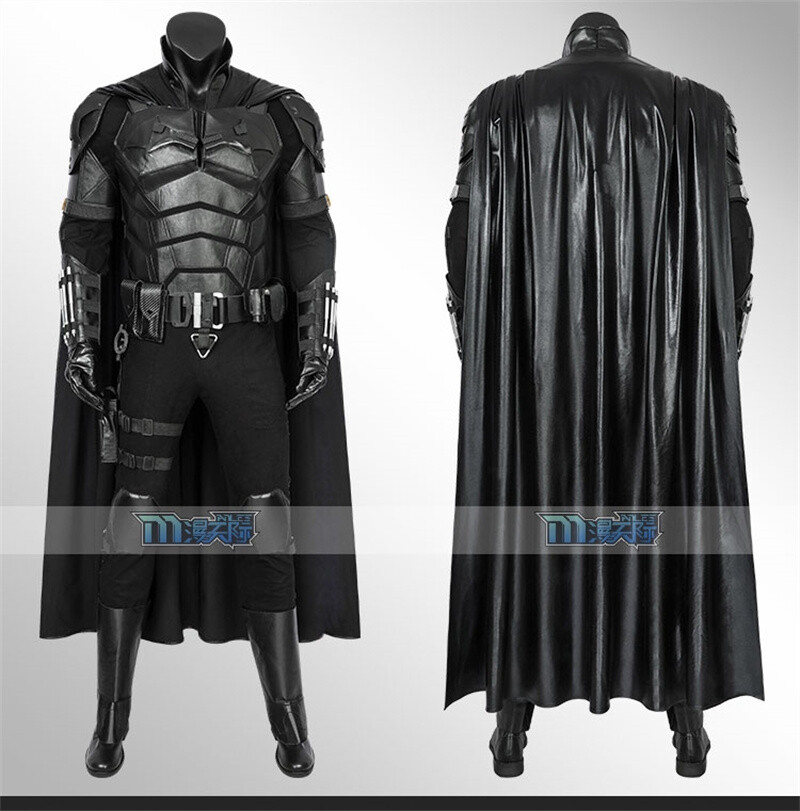 2022 The Batman Costume Men's Halloween Cosplay Suit Bruce Wayne Outfit ...
