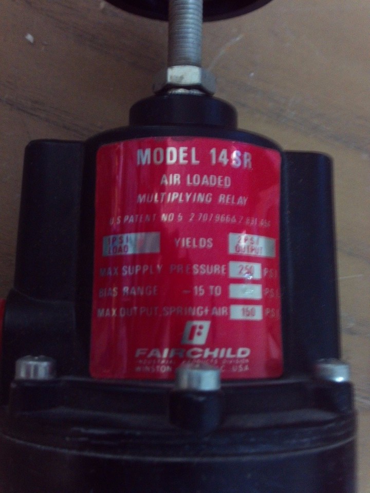 Fairchild Model 14SR Air Loaded Multiplying Relay 1J-1254-E3 | eBay