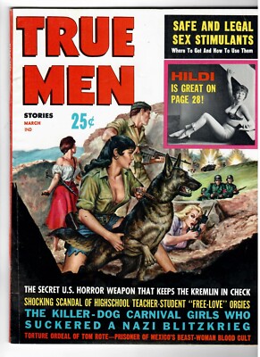 TRUE MEN Magazine March 1962 Men's Interest, Cheesecake, Fiction VG | eBay