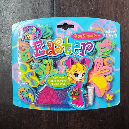 Vintage Lisa Frank Easter Foam Stamp Set Rare Sealed | eBay