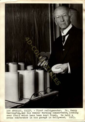 Vintage Press Photograph Dr. Harry Barrington Working Conservador | eBay