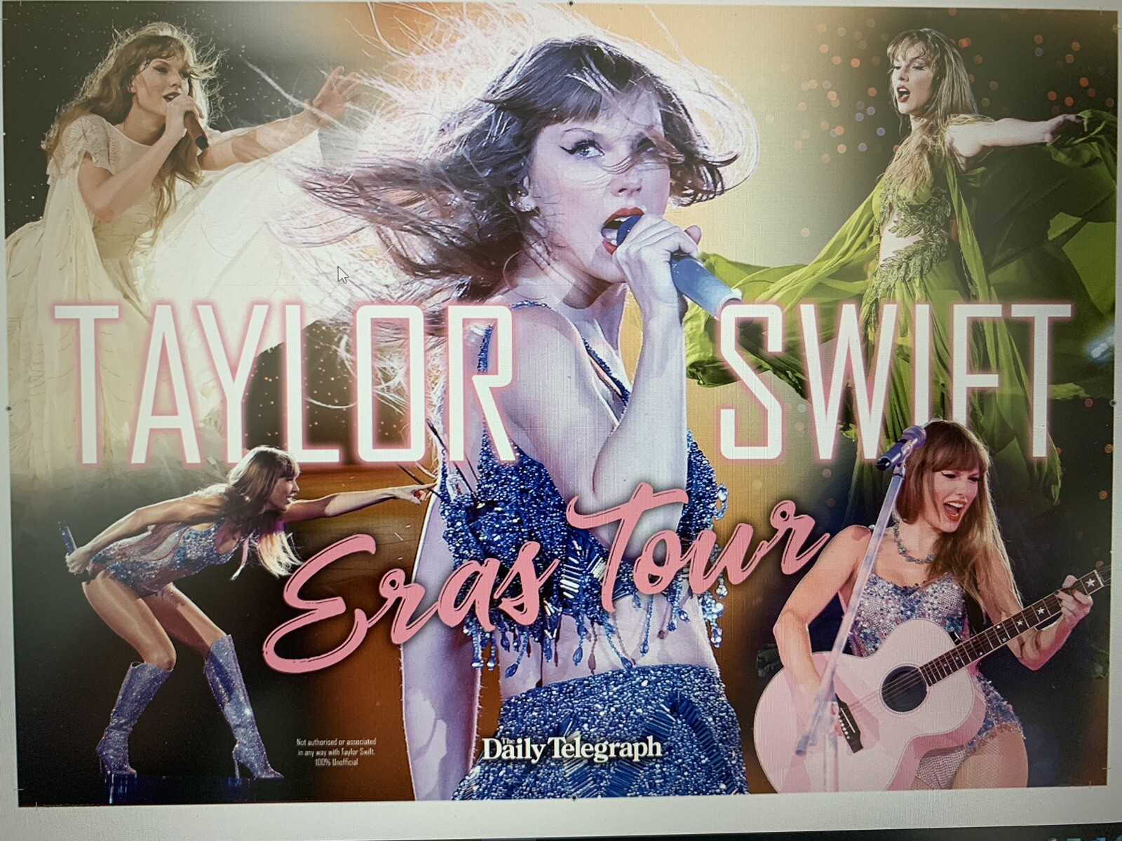Taylor Swift Sydney Melbourne Eras Tour Mini Print Colour Tay Tay ...