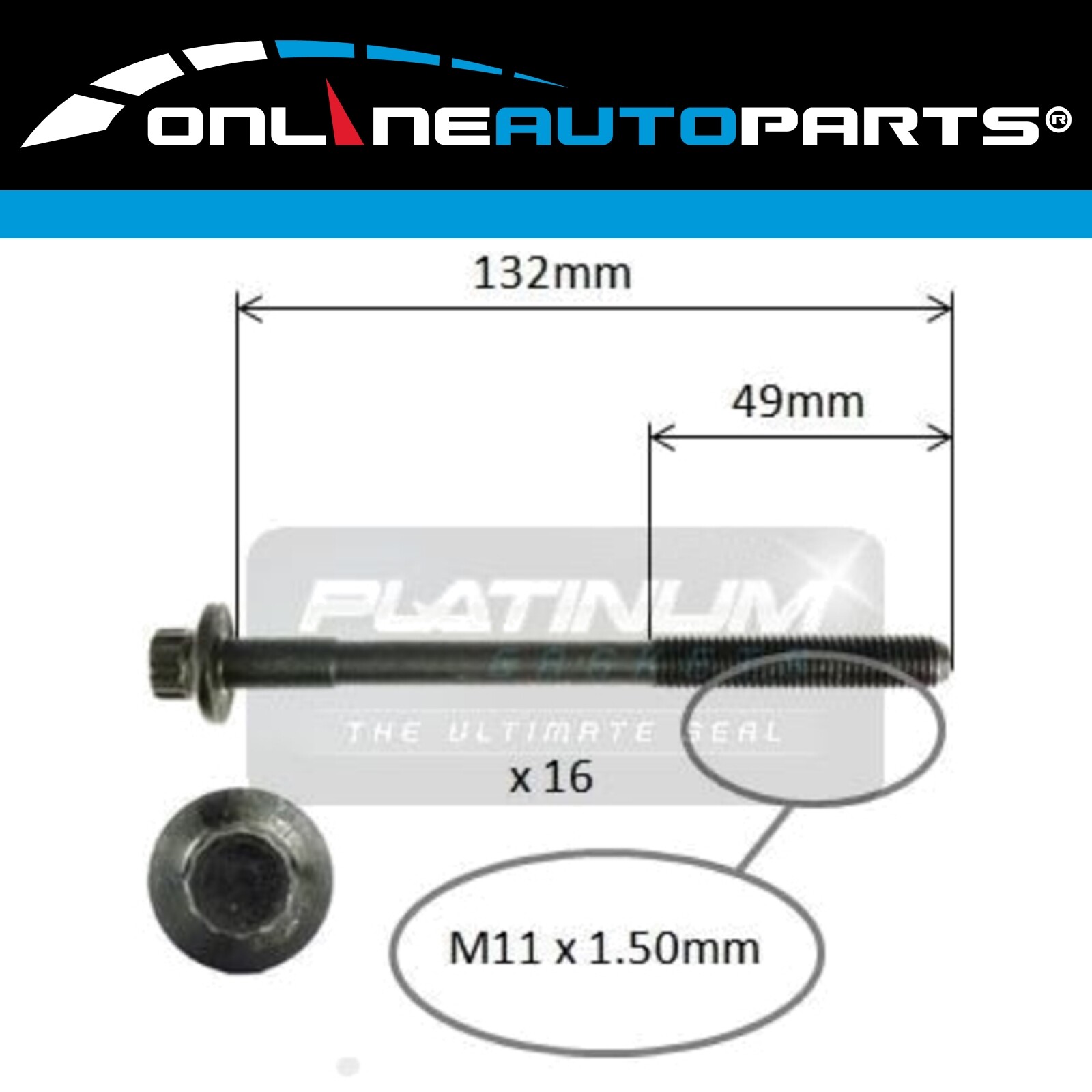 Engine Cylinder Head Bolt Set for Mazda MX6 GE V6 2.5L KL 1991~1997 | eBay