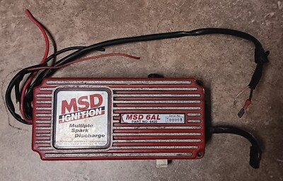 MSD Ignition 6AL Style Multiple Spark Discharge Red CDI Ignition Box ...