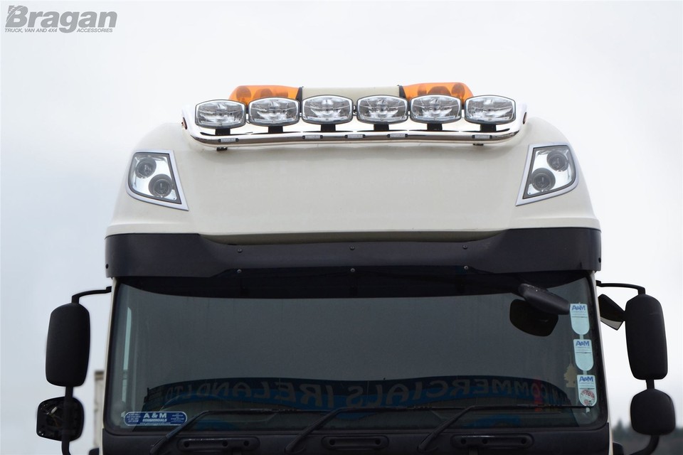 Roof Light Bar Type B + Flush LEDs + Spot Bars To Fit MAN TGX Pre 2015 ...