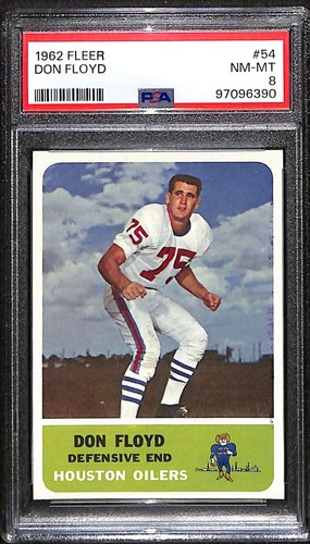 1962 Fleer #54 Don Floyd PSA 8 NMMT C93136 | eBay