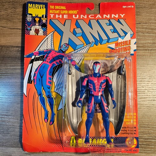 1993 Toy Biz X-Men ARCHANGEL Action Figure (GREY WINGS) Variant Marvel ...
